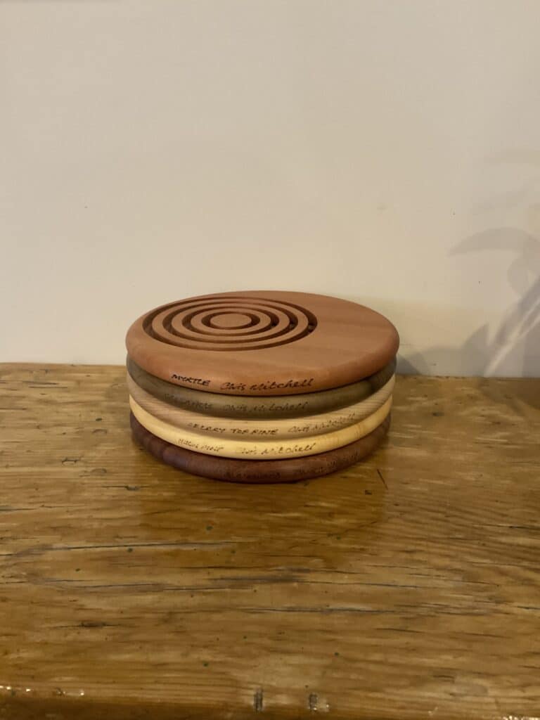 Celery Top Pine Trivets 17x17x1cm – Morrison's Huon Pine